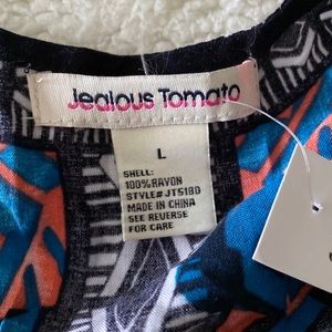 Jealous Tomato | Tops | Nwt Jealous Tomato Cold Should Tribal Top ...